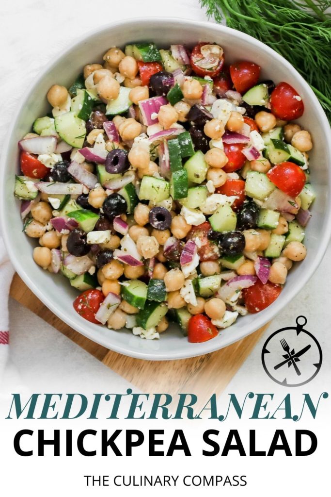 Mediterranean Chickpea Salad - The Culinary Compass