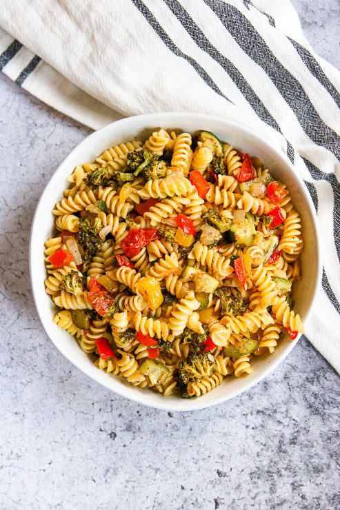 Roasted Vegetable Pasta - The Culinary Compass