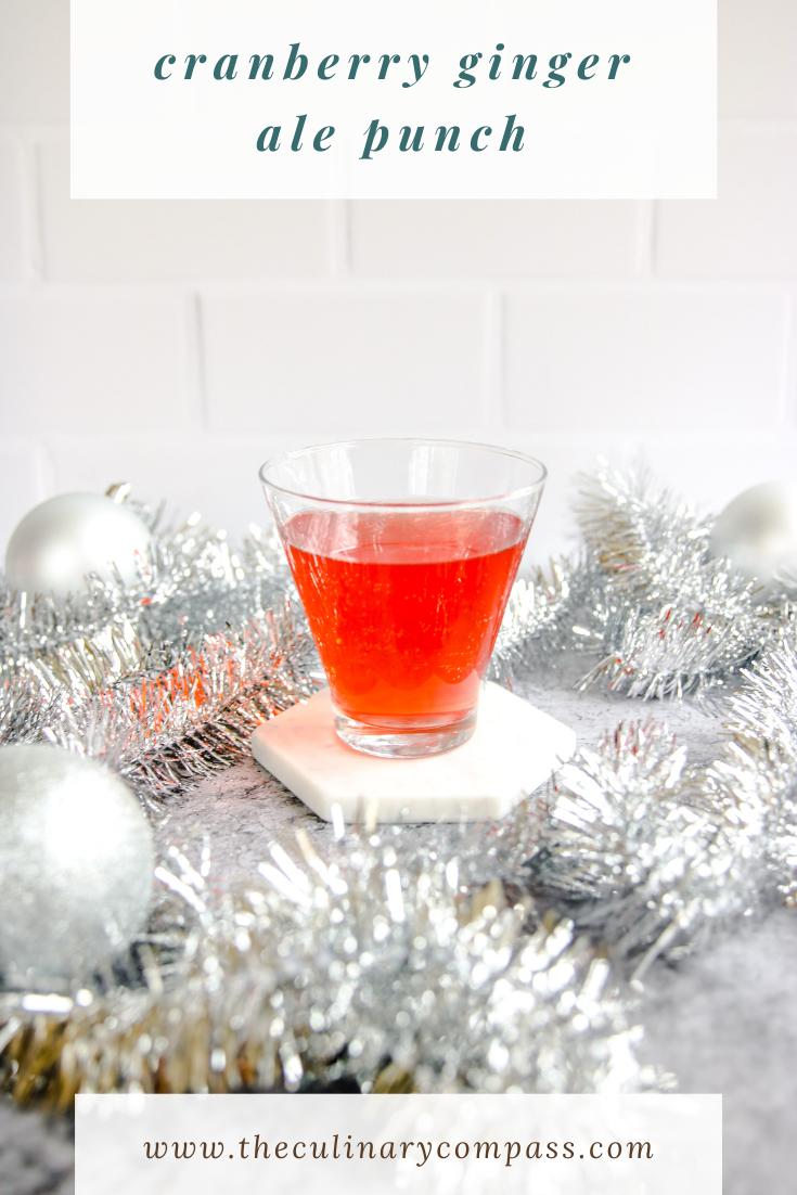 Cranberry Ginger Ale Punch - The Culinary Compass