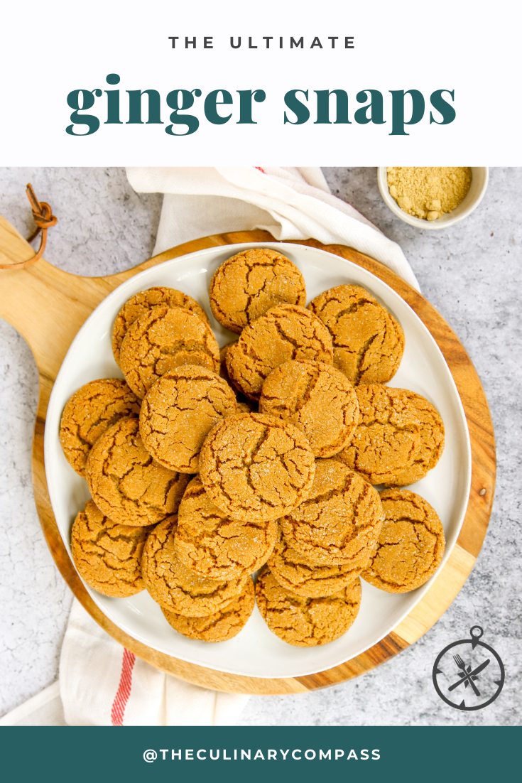 Ginger Snaps Recipe - The Culinary Compass