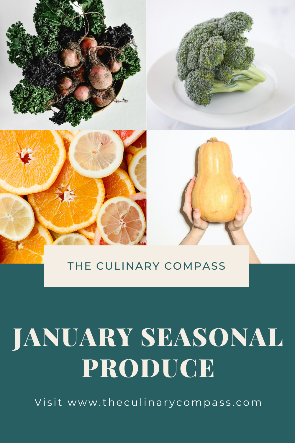 Produce in Season - January - The Culinary Compass