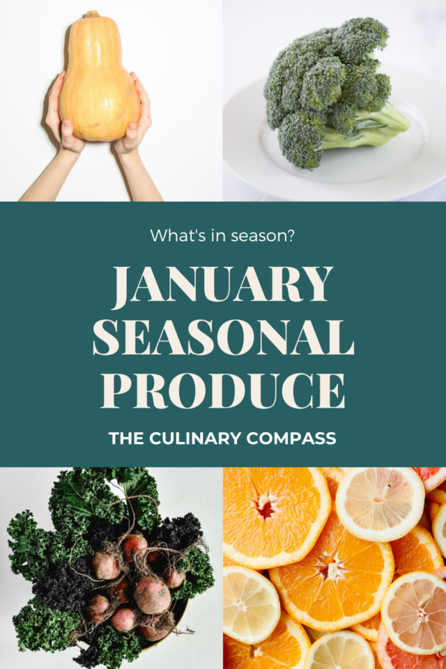 Produce in Season - January - The Culinary Compass