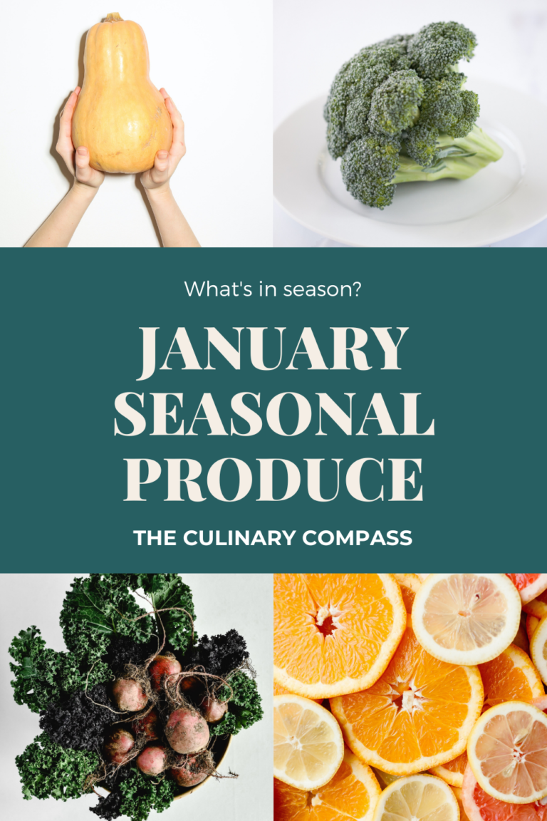 Produce in Season - January - The Culinary Compass