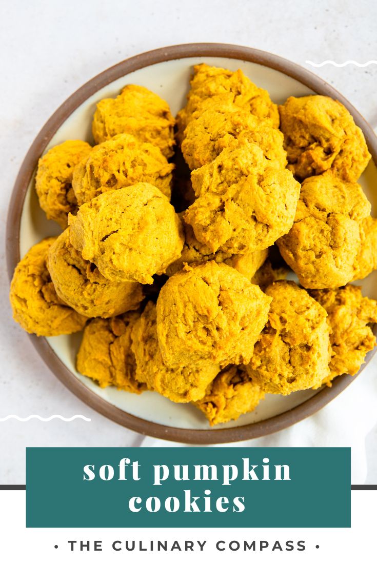 Soft Pumpkin Cookies - The Culinary Compass