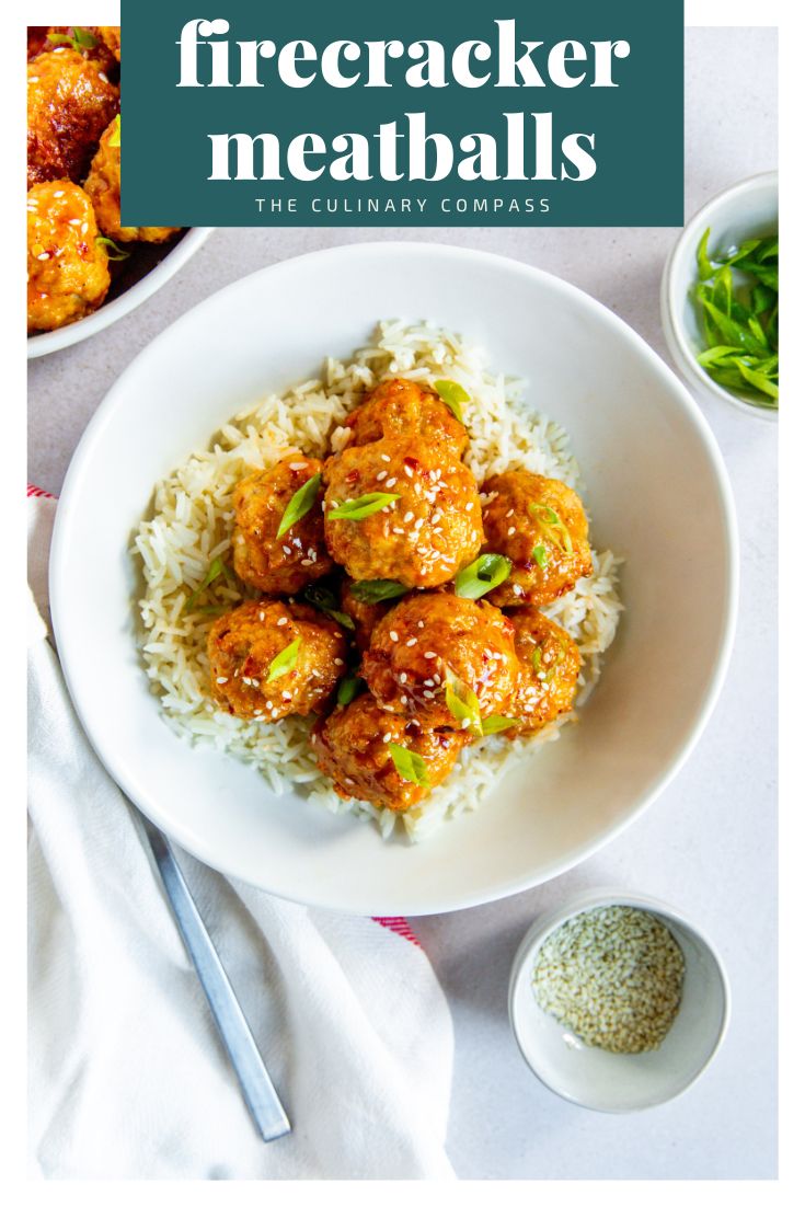 Firecracker Meatballs - The Culinary Compass