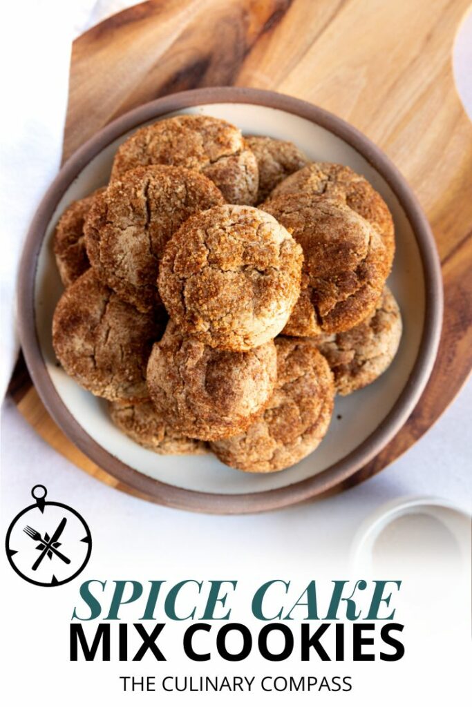 Spice Cake Mix Cookies - The Culinary Compass