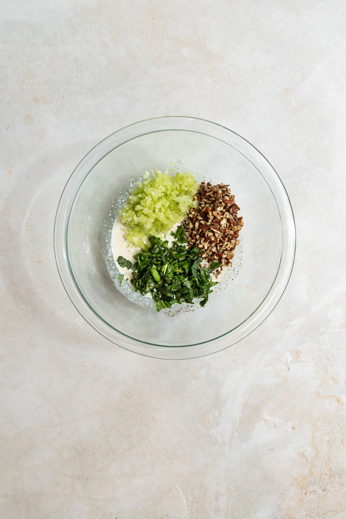 Lemon Basil Chicken Salad with Pecans - The Culinary Compass